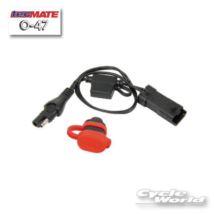 OptiMATE ☆送料無料 正規品〔TecMate〕 O-47 Ducati専用ケーブル 30cm 4ピン SAE端子 デュカティ テックメイト オプティメイト 岡田 【バイク用品 ...