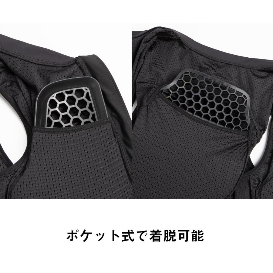 DEGNER 正規品〔DEGNER〕 PS-13 エアスルーインナープロテクターベスト ブラック メッシュ 背中 胸 Protector デグナー 【バイク用品】 : サイクルワールド ...