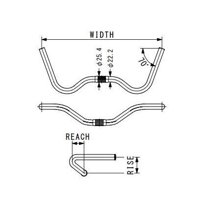NITTO (春得セール)ニットー(NITTO) B302AA アルミ ノースロードバー(25.4)シルバー : サイクルヨシダYahoo!店 ...
