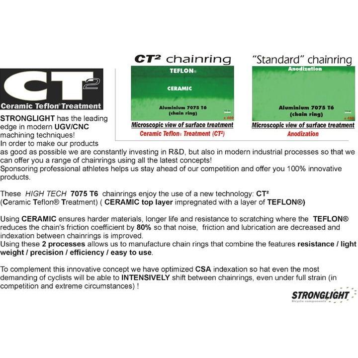【決算セール】(8800円以上条件付き送料無料)ストロングライト(STRONGLIGHT) CT-2 PCD130(5アーム)10/11S インナーチェーンリング :00647593:サイクル ...