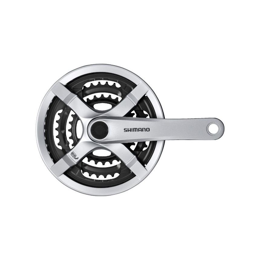 (春得セール)シマノ（SHIMANO） TOURNEY FC-TY501(シルバー)クランクセット 48/38/28T ガード付（3x6/7/8S） : サイクルヨシダYahoo!店 - 通販 ...