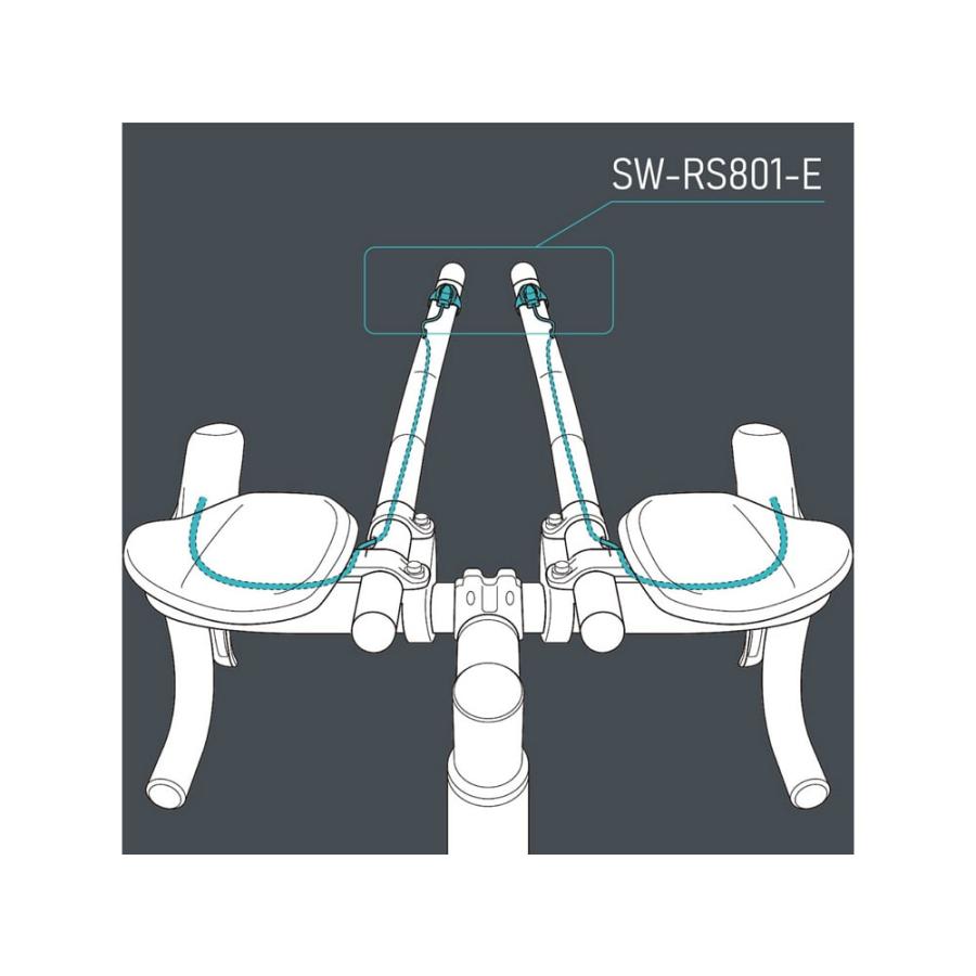 (特セール)シマノ（SHIMANO） DURA-ACE（デュラエース）Di2 SW-RS801-E＜エクステンションバー＞サテライトシフト ...