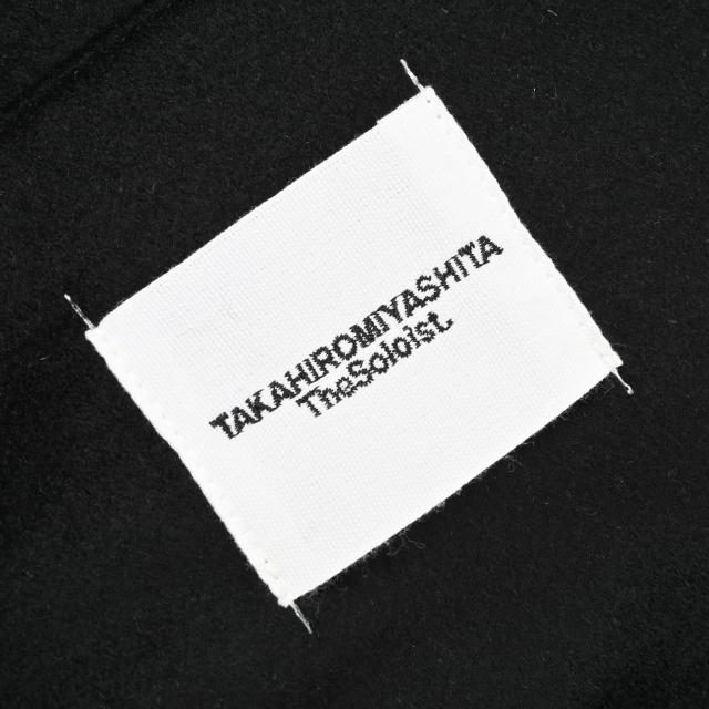 美品 TAKAHIRO MIYASHITA The SoloIst. カシミヤ混 ウール チェスター コート 46 ブラック ソロイスト KL4CS2PA79 : CYCLE HEARTS ...