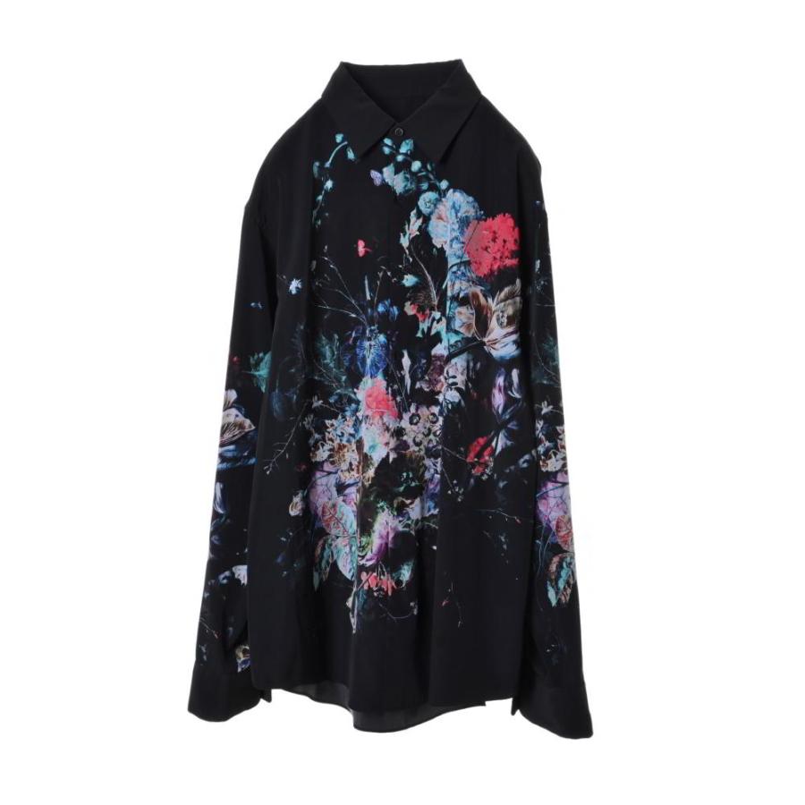 LAD MUSICIAN DECHINE STANDARD SHIRT フローラルプリント シャツ 46 ブラック ラッドミュージシャン KL4BL3P03 : CYCLE HEARTS ...