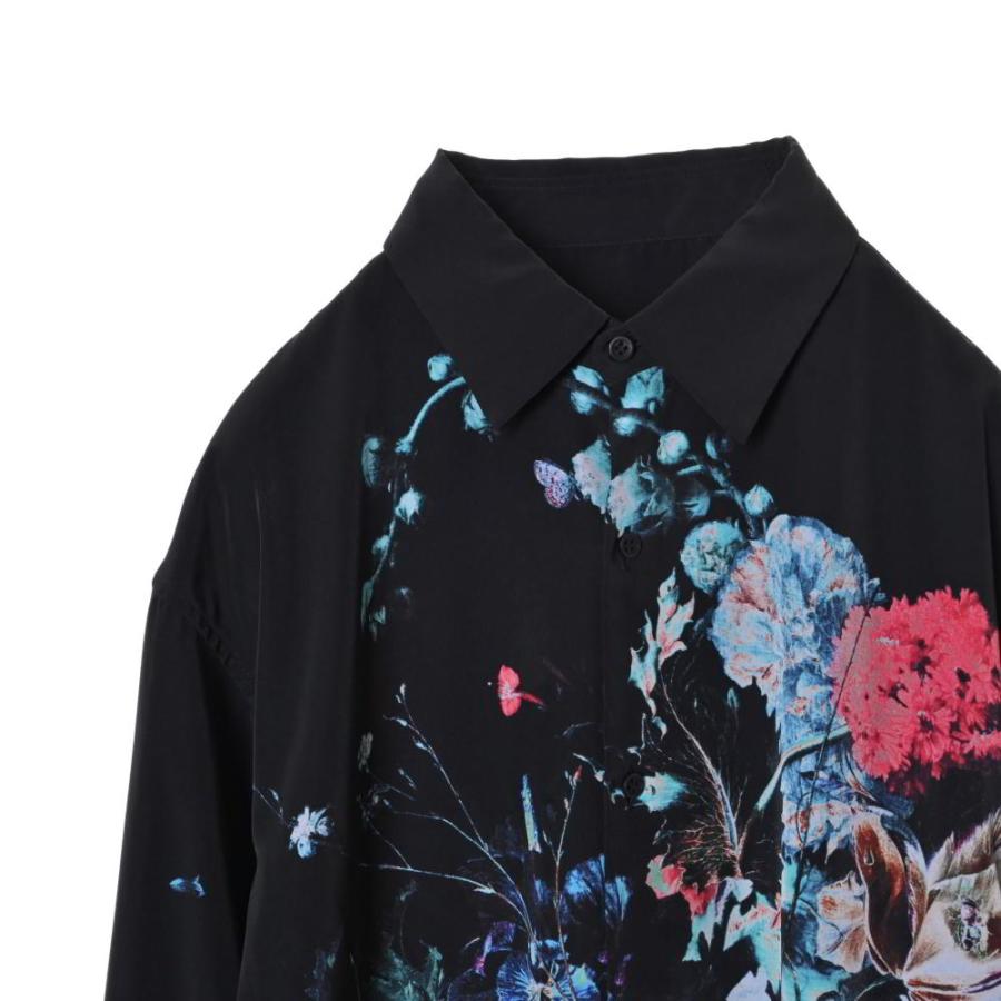 LAD MUSICIAN DECHINE STANDARD SHIRT フローラルプリント シャツ 46 ブラック ラッドミュージシャン KL4BL3P03 : CYCLE HEARTS ...
