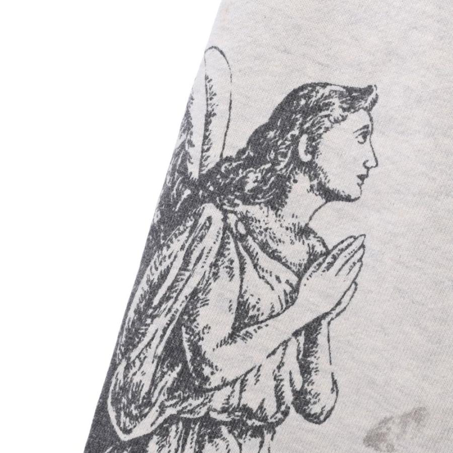SAINT MICHAEL ARS_CRW SWT MR ARIES プリント スウェット XL グレー セントマイケル KL4B3PA69 ...