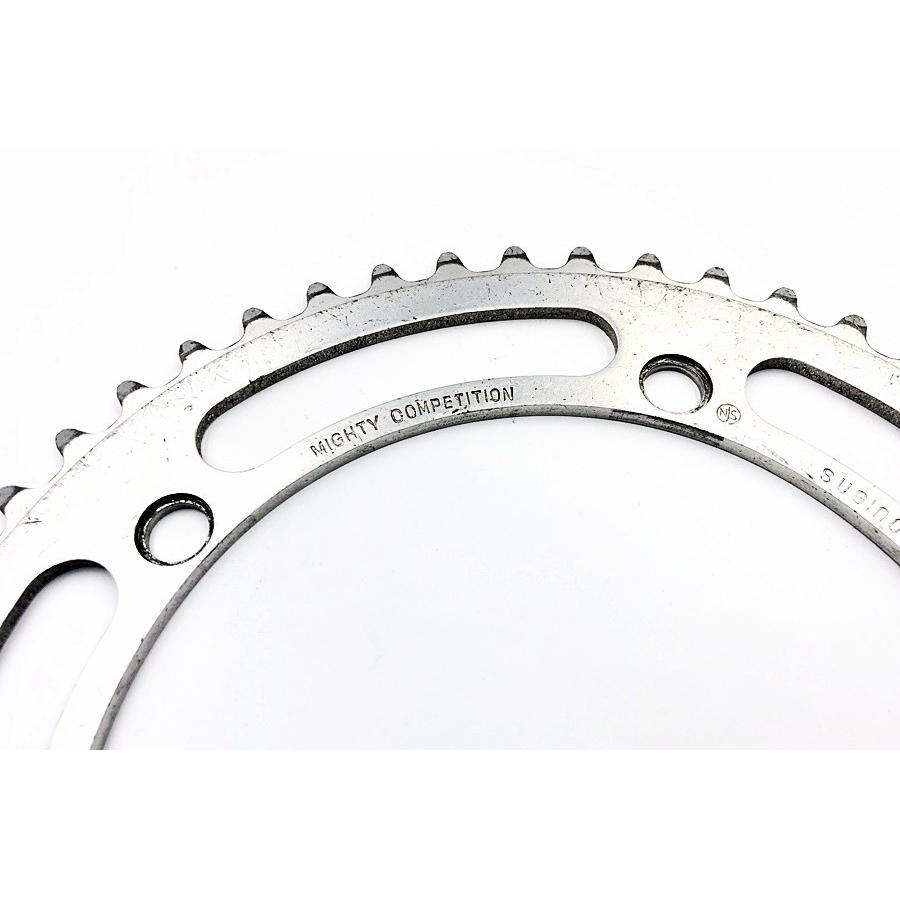 スギノ SUGINO MIGHTY COMPETITION マイティコンペ チェーンリング シルバー 歯数 49T/PCD 144/厚さ 厚歯 ...