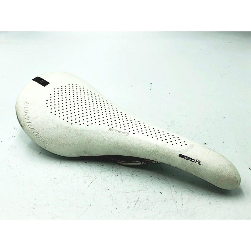 ボントレガー BONTRAGER セラーノRL SERANO RL サドル ホワイト 128mm hollow tiレール 変色アリ ...