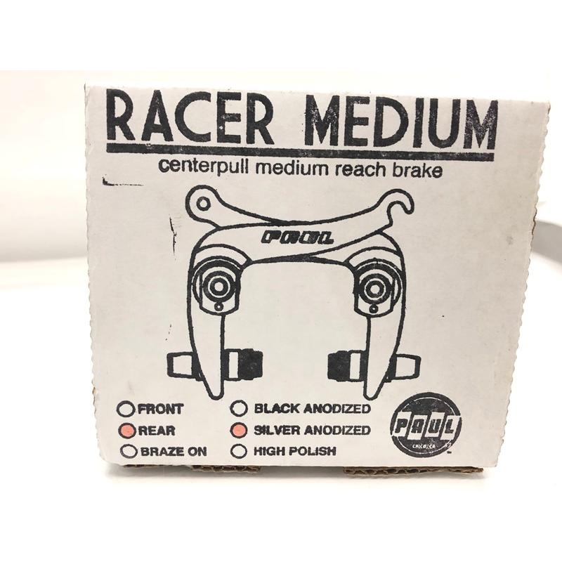 未使用品 ポール PAUL レーサーミディアム RACER MEDIUM ダイレクトマウントブレーキ リアのみ シルバー :cps ...