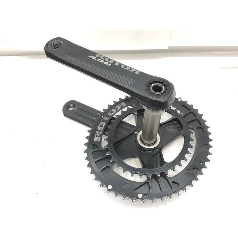 ローター ROTOR ALDHU 24MM ROAD AXLE クランク 楕円チェーン ローター ROTOR ALDHU 24MM ROAD AXLE クランク 楕円チェーン