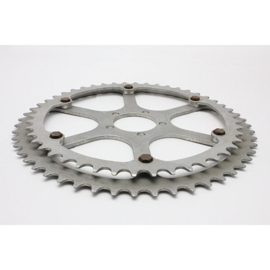 TA クリテリウムチェーンリング 52/46T 5ピンクランク対応 シルバー ビンテージ サビ有り : CYCLE PARADISE - 通販 - Yahoo!ショッピング