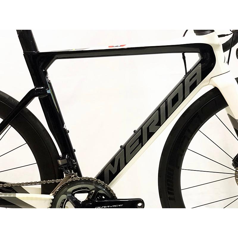 メリダ MERIDA リアクト ディスク 10K-E REACTO DISC 10K-E DURA-ACE 電動Di2 油圧DISC 2020年 カーボンロードバイク 50(S)サイズ WT ...