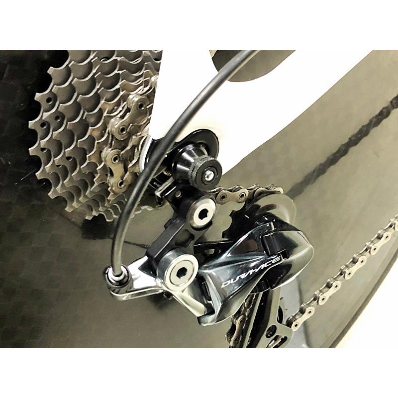 美品 イザーク ISAAC ムオン MUON DURA-ACE 2019年モデル TT トライアスロン カーボン ロードバイク 52サイズ ...