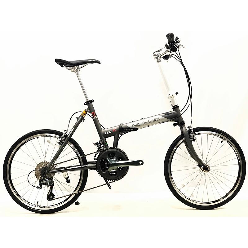 超美品 ケーエイチエス KHS F20-T3 451 2022年モデル TIAGRAフォールディングバイク 折り畳み自転車 20インチ マットチタンカラー : cpt-2202259107 ...