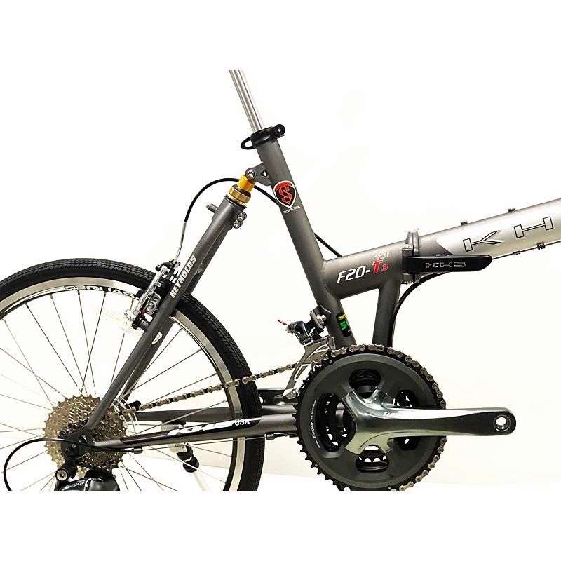 超美品 ケーエイチエス KHS F20-T3 451 2022年モデル TIAGRAフォールディングバイク 折り畳み自転車 20インチ マットチタンカラー : cpt-2202259107 ...