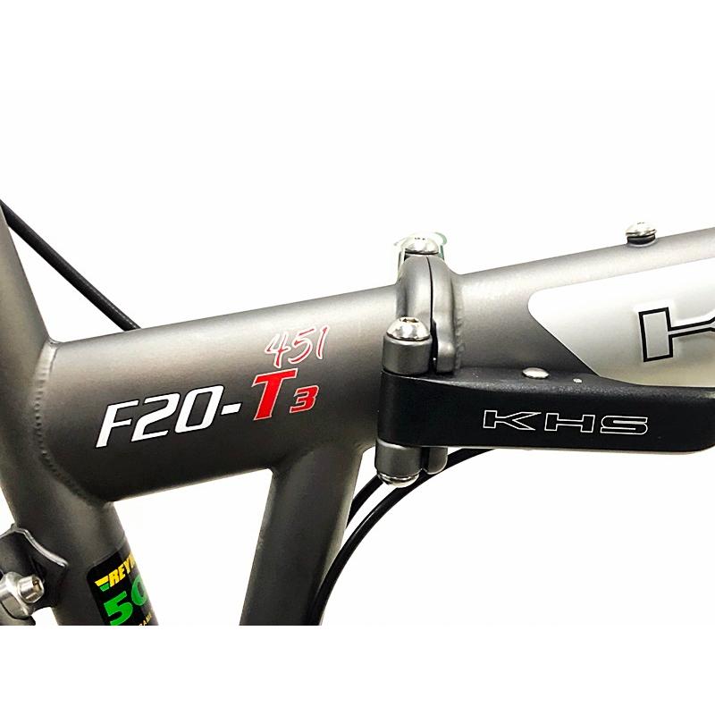 超美品 ケーエイチエス KHS F20-T3 451 2022年モデル TIAGRAフォールディングバイク 折り畳み自転車 20インチ マットチタンカラー : cpt-2202259107 ...