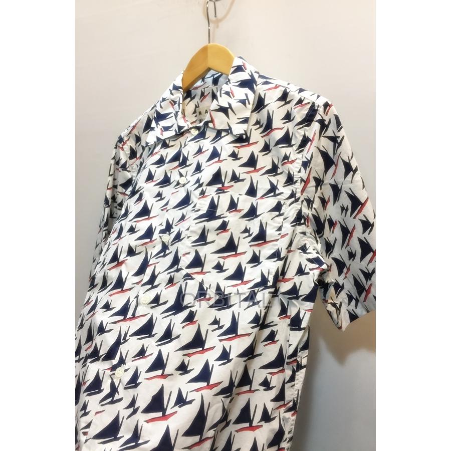 MARNI 代官山) マルニ 18SS S/S SPORT SHIRT ヨット柄 オープン MARNI 代官山) マルニ 18SS S/S SPORT SHIRT ヨット柄 オープン