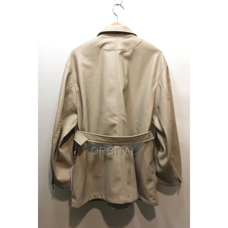 経堂) アメリ Ameri シングル ジェントル フェイクレザー ジャケット サイズF ベージュ レディース 01110630161 タグ付 :kyd-2202090006-ls ...