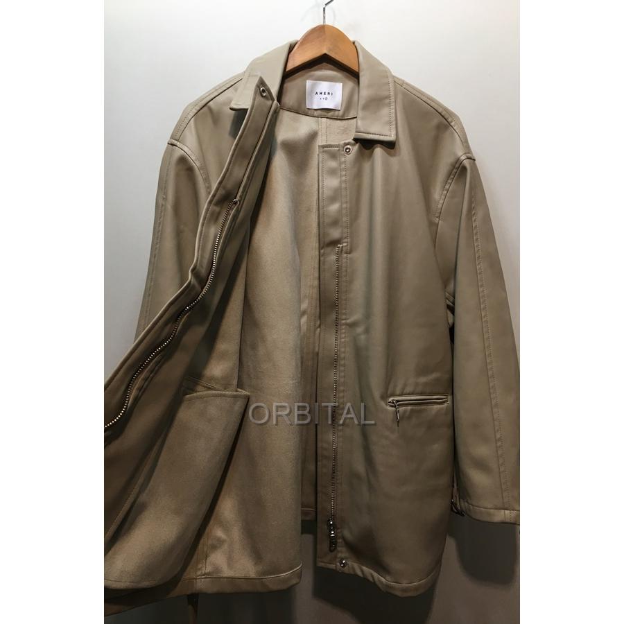経堂) アメリ Ameri シングル ジェントル フェイクレザー ジャケット サイズF ベージュ レディース 01110630161 タグ付 :kyd-2202090006-ls ...