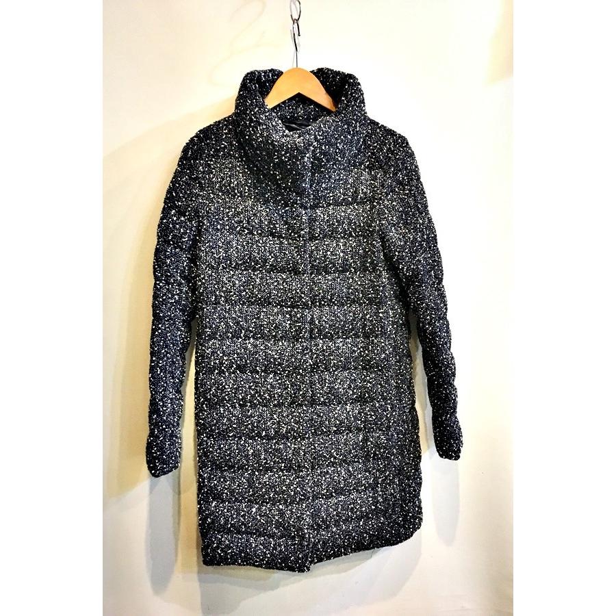 HERNO 二子玉) ヘルノ ネップツイードダウンコート 定価210000円 HERNO 二子玉) ヘルノ ネップツイードダウンコート 定価210000円