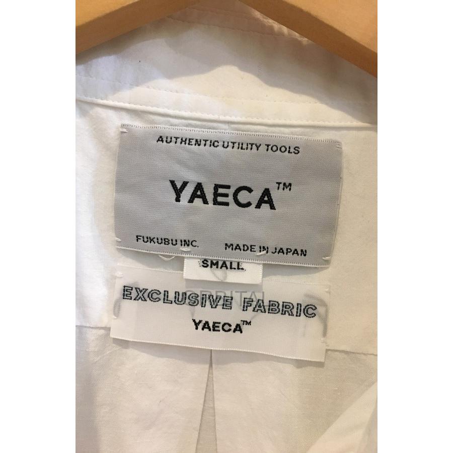 ブランド 二子玉) YAECA ヤエカ 15122 コンフォートシャツリラックス スナップボタン ポケット付 ロングスリーブ ホワイト 白 メンズ S : CYCLE PARADISE ...