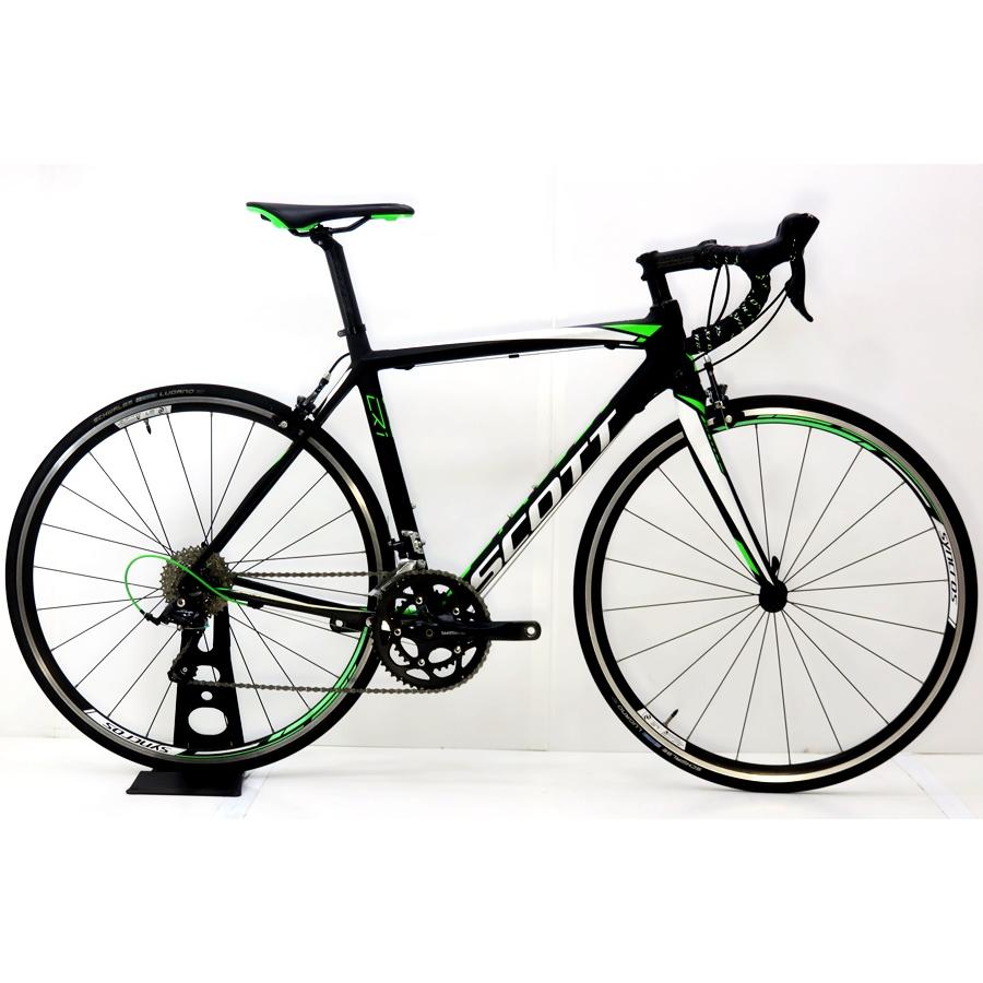 スコット SCOTT CR1 30 SORA 2016年モデル カーボン ロードバイク S(52)サイズ 2×9速 BK×GR×WH ...