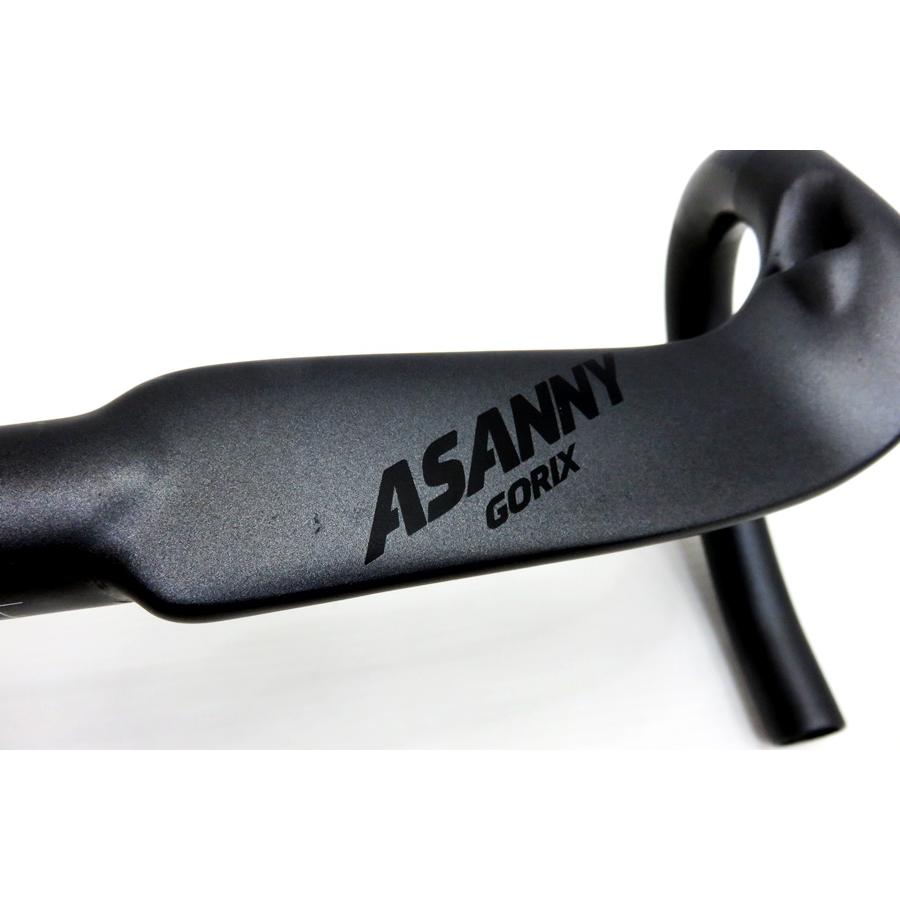 ★★ゴリックス GORIX ASANNY エアロドロップハンドル カーボン C-C420mm 径31.8mm 229g : サイクルパラダイス ウェブストア - 通販 - Yahoo!ショッピング