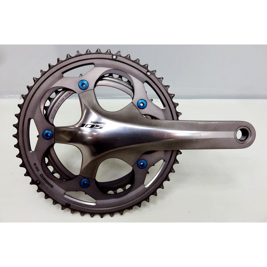 ★★シマノ SHIMANO 105 クランクセット FC-5700 170mm 52-39T 10速 シルバー : サイクルパラダイス ウェブ ...