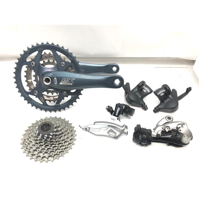 訳アリ シマノ SHIMANO デオーレ DEORE系 コンポセット MTB SL-M510 FC-M572 44/32/22 170mm FD-M511 RD-M750 CS-HG50-9 ...