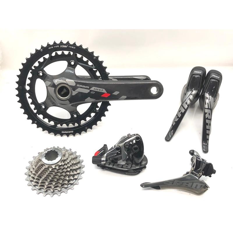 スラム SRAM レッド22 RED22 コンポセット DOUBL TAP 46/36 172.5mm GXP 直付けバンド31.8 ショート ...