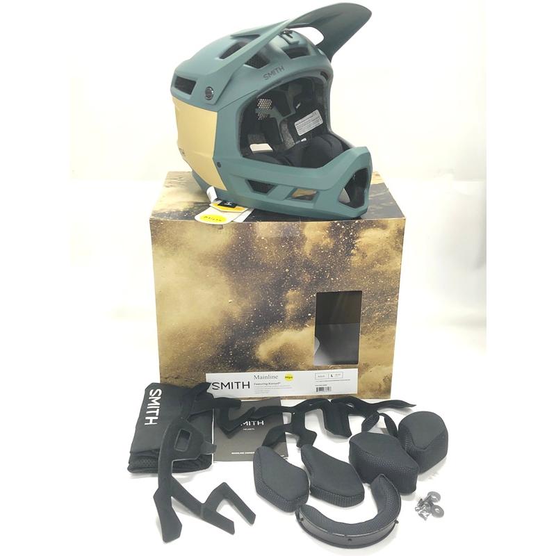 未使用品 スミス SMITH メインライン Mainline MIPS ヘルメット マットスプルース サファリ LG(59-62cm ...