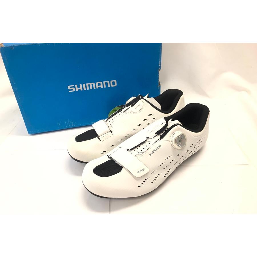 未使用訳有 SHIMANO シマノ ロードシューズ ビンディングシューズ RP5 SH-RP501 サイズ27.8 ホワイト : サイクル ...