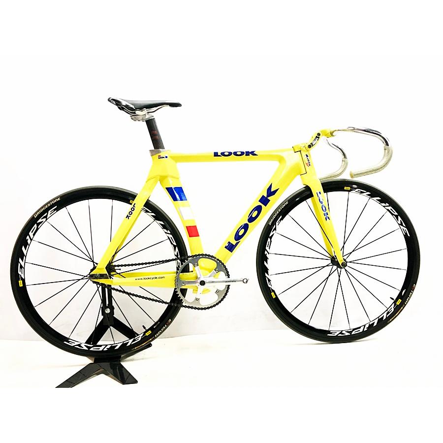 ルック 【公道走行不可】 LOOK KG396 トラックレーサー TRACK シングルスピード ピストバイク イエロー : サイクルパラダイス ...