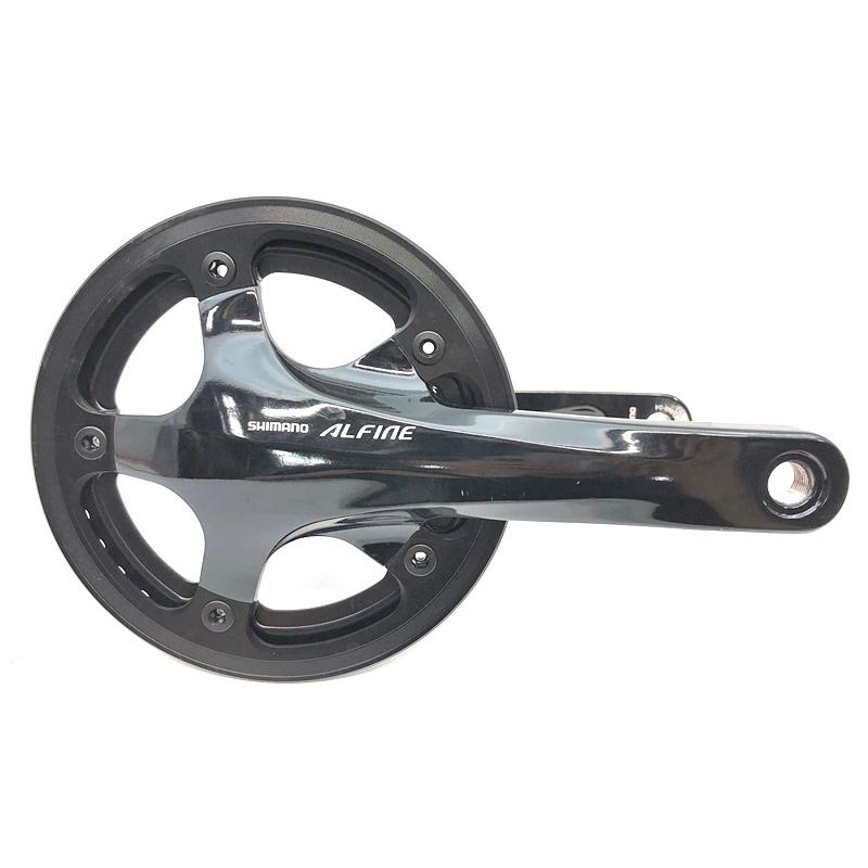 シマノ SHIMANO FC-S501 アルフィーネ ALFINE クランク 170mm 39T ホローテック2 シングル ブラック BB付属 ...