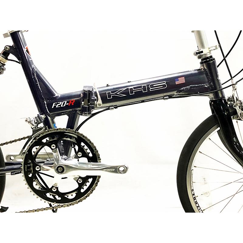 ケーエイチエス KHS エフトゥエンティーアールエー F20-RA 2007年モデル 105 折り畳み自転車 グレー :cpt-2006109105-bi-037600035:サイクル ...