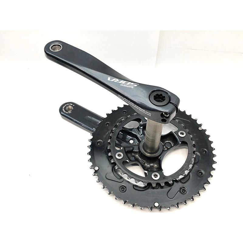 シマノ SHIMANO ソラ FC-R3000 SORA クランク ブラック 170mm 50/34 ホローテック2 : サイクルパラダイス ウェブストア - 通販 - Yahoo!ショッピング