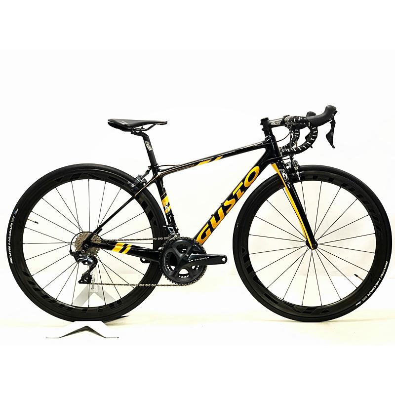 グスト GUSTO RCR TEAM LIMITED ULTEGRA 2020年モデル カーボンロードバイク Mサイズ ブラック/ゴールド ...