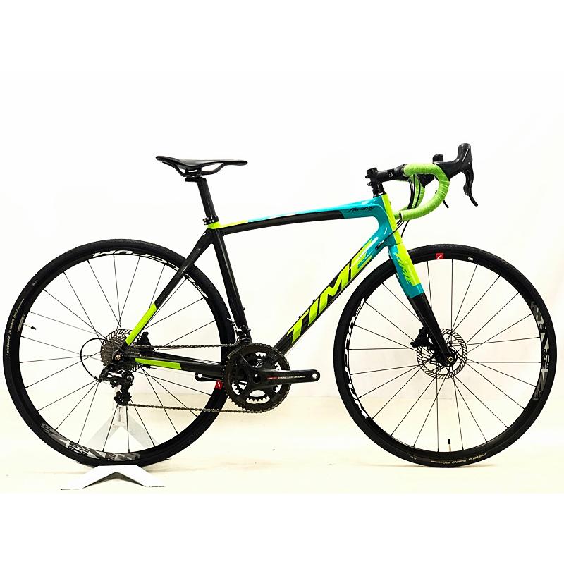 タイム TIME FLUIDITY DISC カスタムカラー CAMPAGNOLO H11/SUPER RECORD MIX 油圧DISC 2017年頃 カーボンロードバイク XSサイズ ...