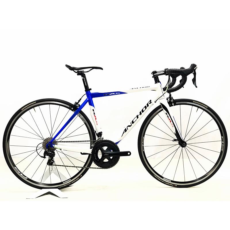 ANCHOR（ファッション） アンカー ANCHOR RS6 スポーツ SPORT SHIMANO 105 カスタム 2015年モデル ロードバイク 490サイズ ホワイト/ブルー ...