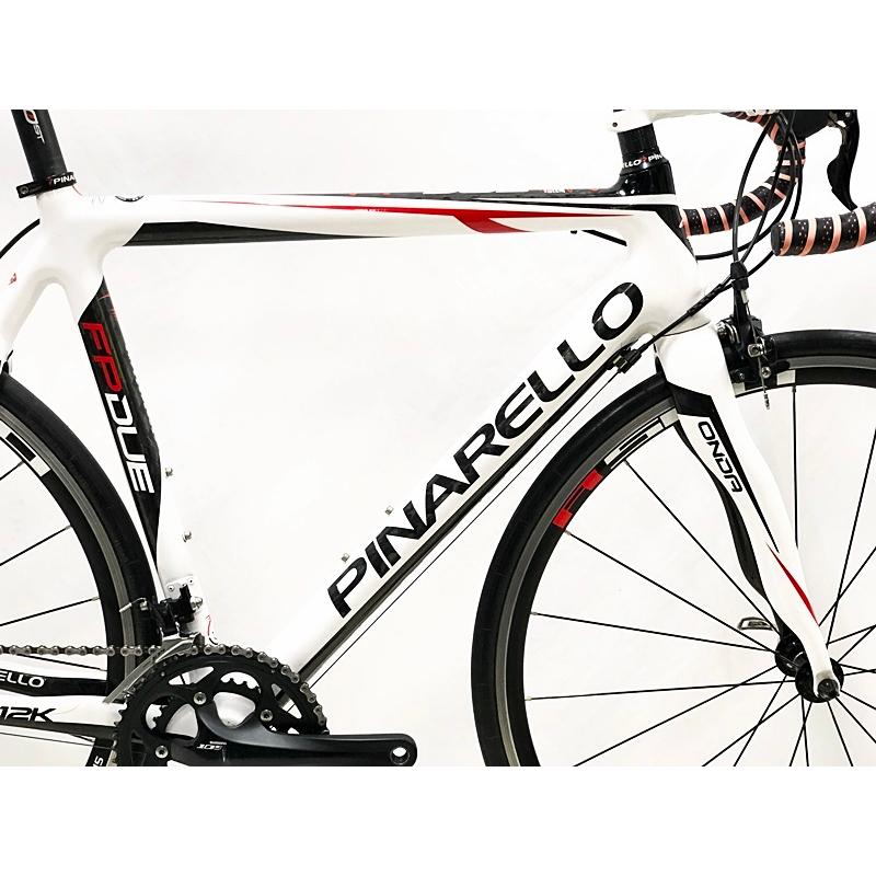 ピナレロ PINARELLO エフピーデュー FP DUE Carbon 24HM12K 105 2013年モデル カーボンロードバイク 55サイズ ホワイト/レッド :cpt ...