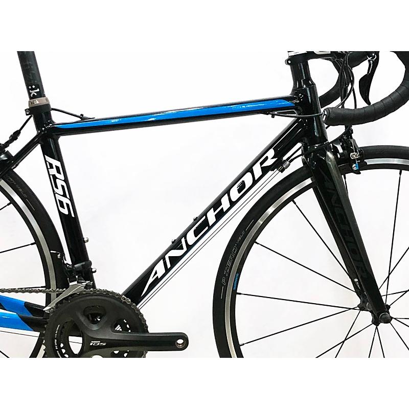 ANCHOR（ファッション） アンカー ANCHOR アールエスシックス RS6 EPSE カスタム 105 2017年モデル ロードバイク 460サイズ ブラック/ブルー : サイクル ...
