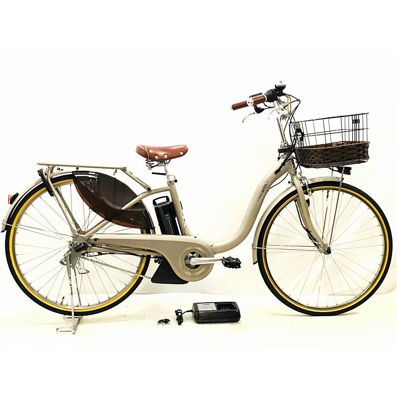 ヤマハ YAMAHA パス PAS With DX PA26WDX 12.3Ah 内装三段変速 2022年 電動アシスト自転車 26インチ マットグレイッシュベージュ :cpt ...