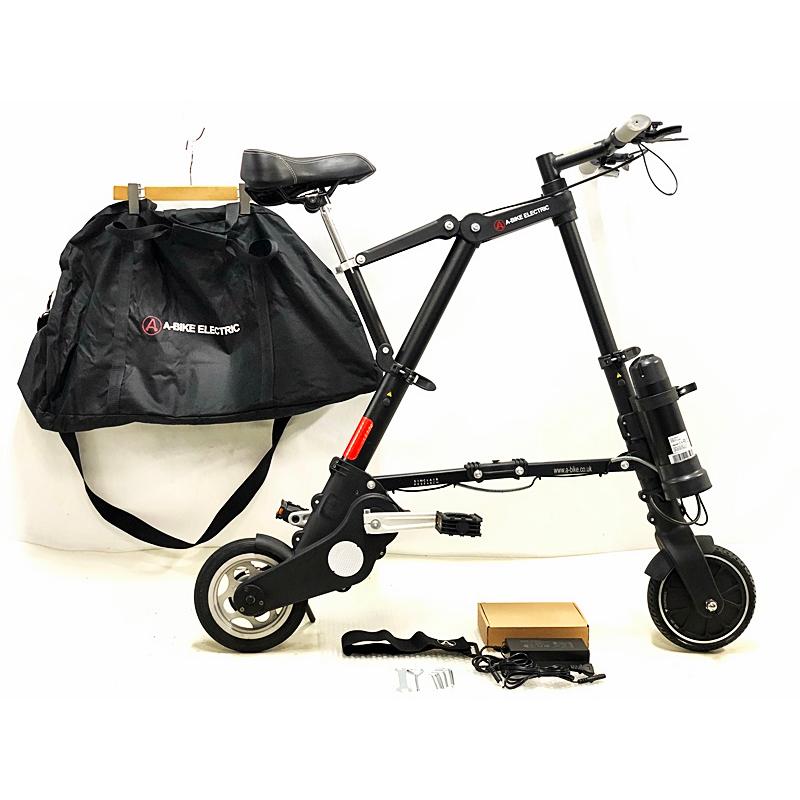 美品 エーバイク A-BIKE エレクトリック ELECTRIC 6.4Ah 2022年8月購入車体 E-BIKE 電動アシスト折り畳み自転車 ブラック : サイクルパラダイス ウェブストア ...