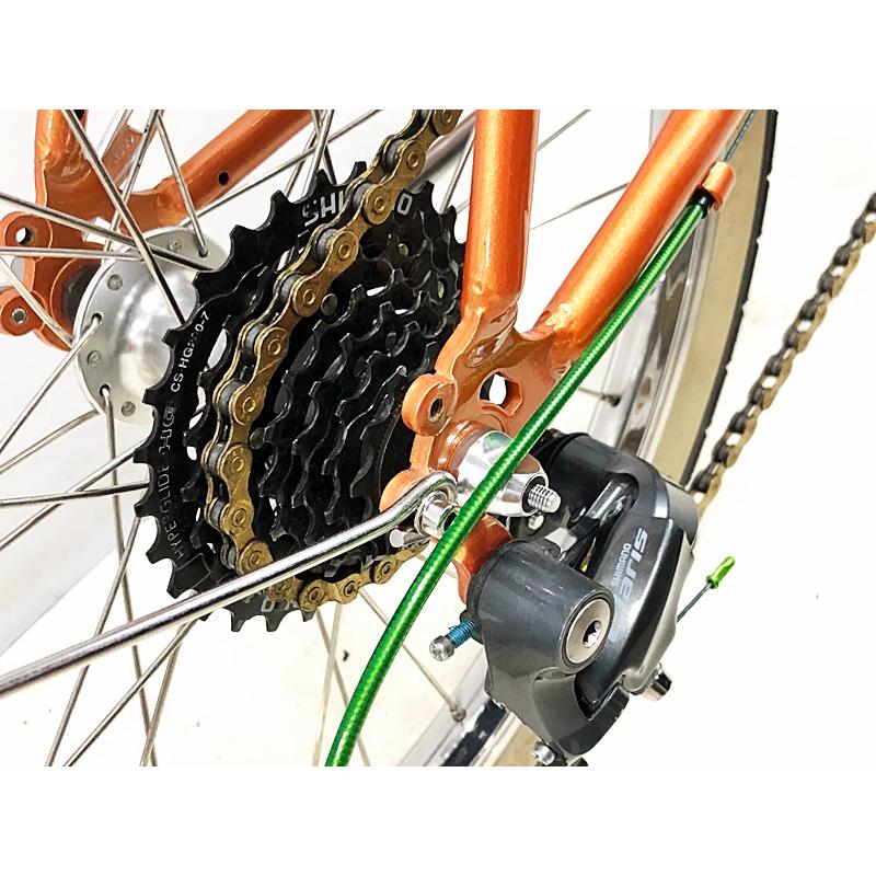 美品 ダホン DAHON カーム CALM カスタム 2022年4月購入車体 CLARISフォールディングバイク 折り畳み自転車 L(500)サイズ オレンジ :cpt-2212284701 ...