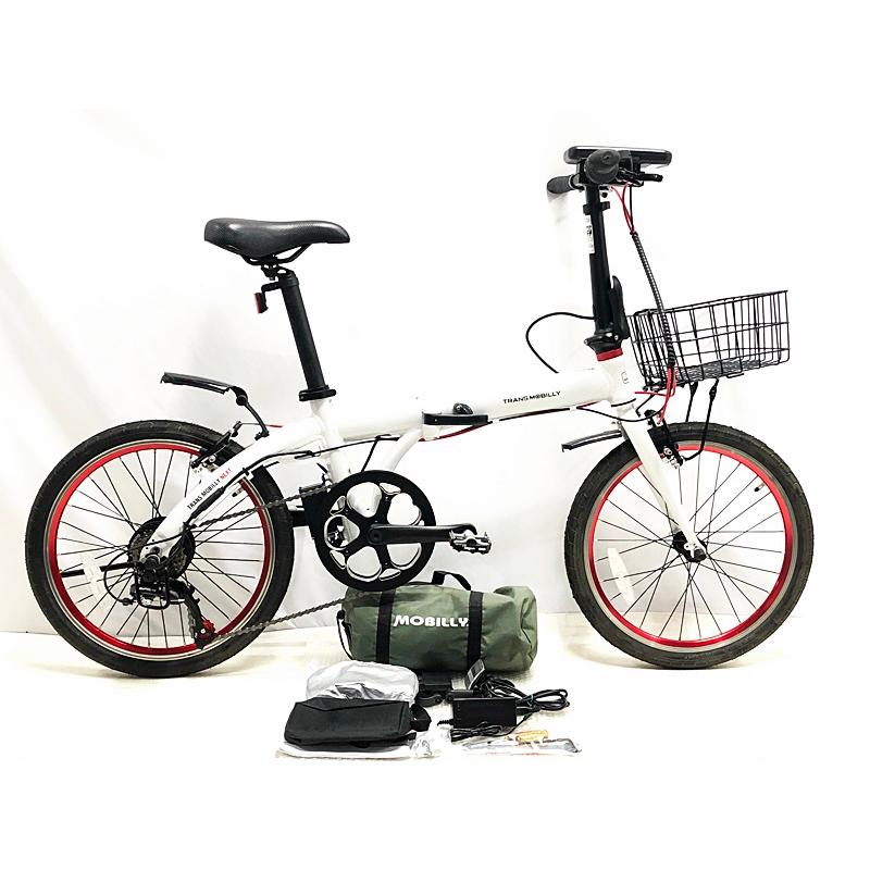 美品 トランスモバイリ― TRANSMOBILLY ネクスト NEXT T206 TM-E206E 5Ah 2022年2月購入車体 折り畳み電動アシスト自転車 20インチ WT : サイクル ...