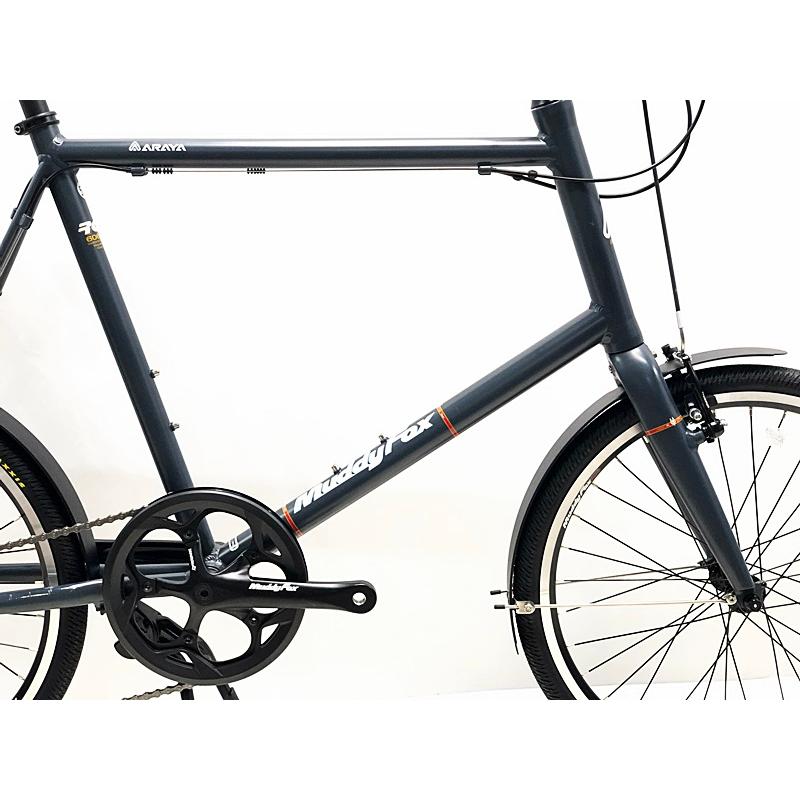 未走行品 アラヤ ARAYA MFC マディー フォックス コンパクト MFC MUDDY FOX COMPACT 2022年 ミニベロ小径車 540サイズ スモークブルー☆ :cpt ...