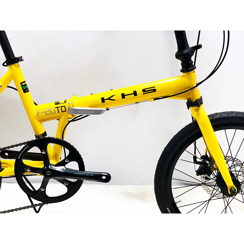 KHS 未走行品 F-20TD 2023年 フォールディングバイク 折り畳み自転車 20インチ イエロー ☆ : サイクルパラダイス ウェブストア - 通販 - Yahoo!ショッピング