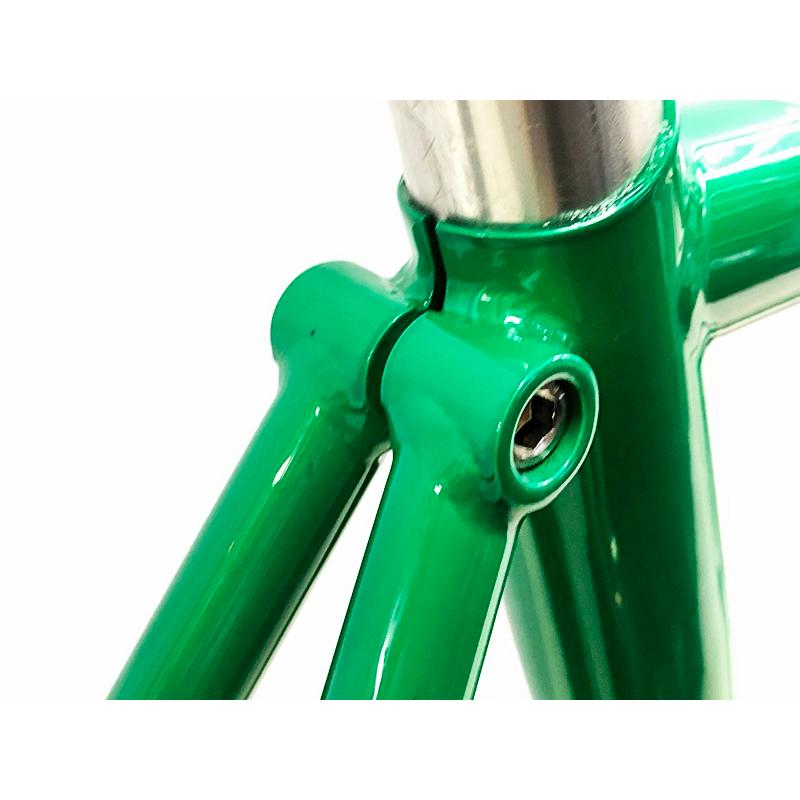 美品 ワン バイ エスONE BY ESU JEF＃701D 105 2020年 オールラウンドディスクブレーキモデル クロモリロードバイク 550サイズ グリーン☆ : サイクルパラダイス ...