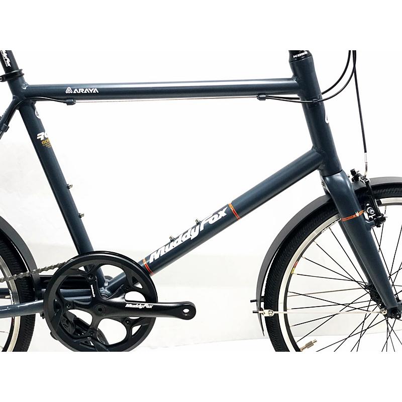 超美品 アラヤ ARAYA MFC マディー フォックス コンパクト MUDDY FOX COMPACT 2022年 ミニベロ 小径車 48サイズ スモークブルー : サイクルパラダイス ...