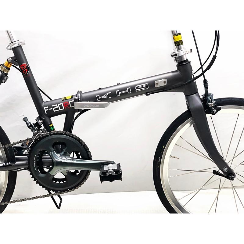 美品 ケイエイチエス KHS F-20RC 2023年 TIAGRA 4700 フォールディングバイク 折り畳み自転車 20インチ ブラック : サイクルパラダイス ウェブストア - 通販 ...